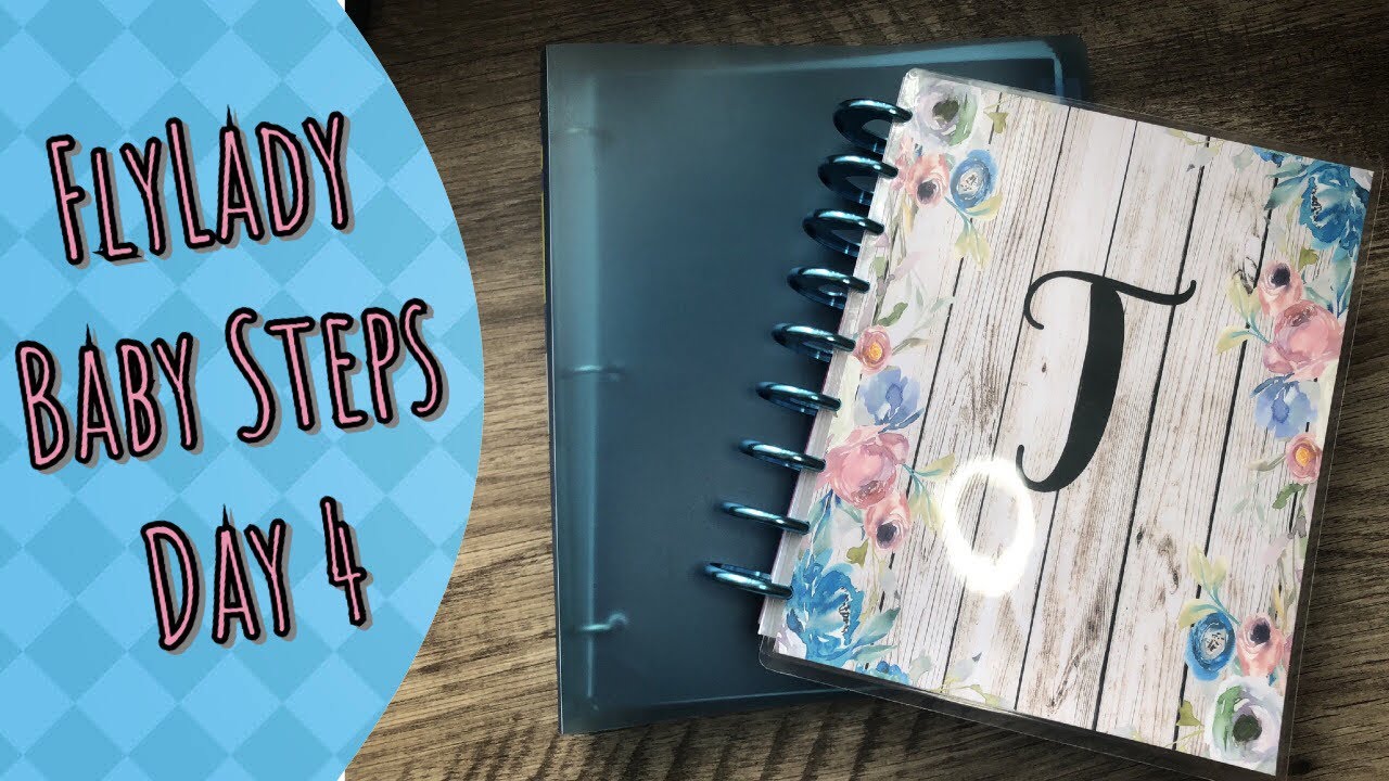 Flylady Baby Steps Day 4//Setting up your control journal - YouTube