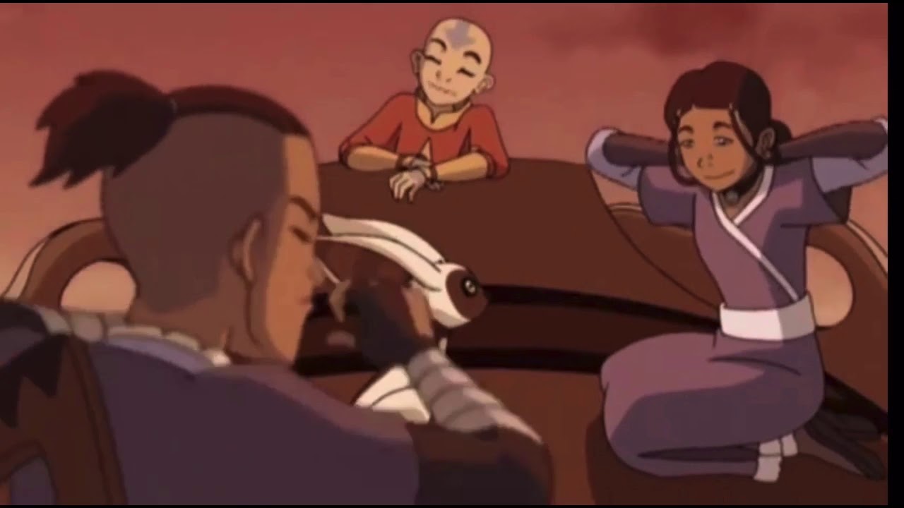 Katara Kisses Aang 😘😘😘 - YouTube