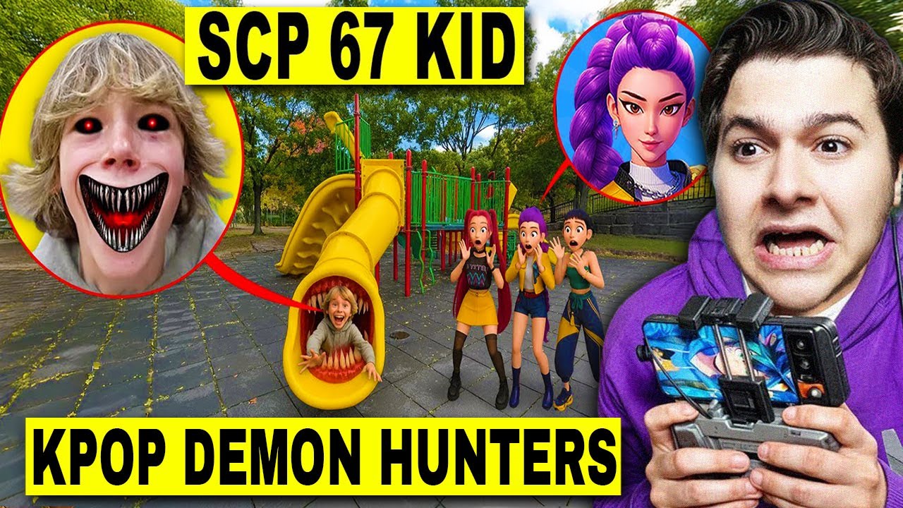 SLİDE EATER SCP 67 ÇOCUK VE KPOP DEMON HUNTERS'I YERKEN DRONE ...
