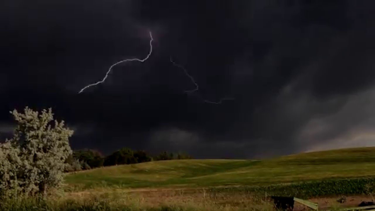 Lightning Free Stock video - YouTube