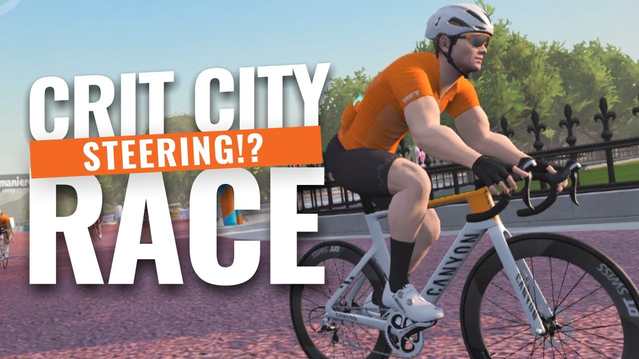 ZWIFT STEERING RACE using Elite Sterzo Smart - YouTube
