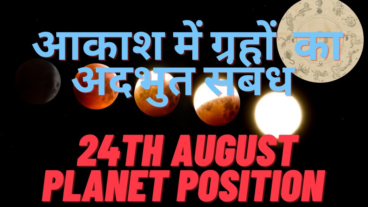 Planetary Transits for today |ग्रह की स्थिति 24th Aug - YouTube
