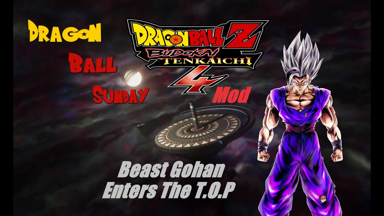 Dragon Ball Z Budokai Tenkaichi 4 Mod - Beast Gohan ( Dragon Ball ...