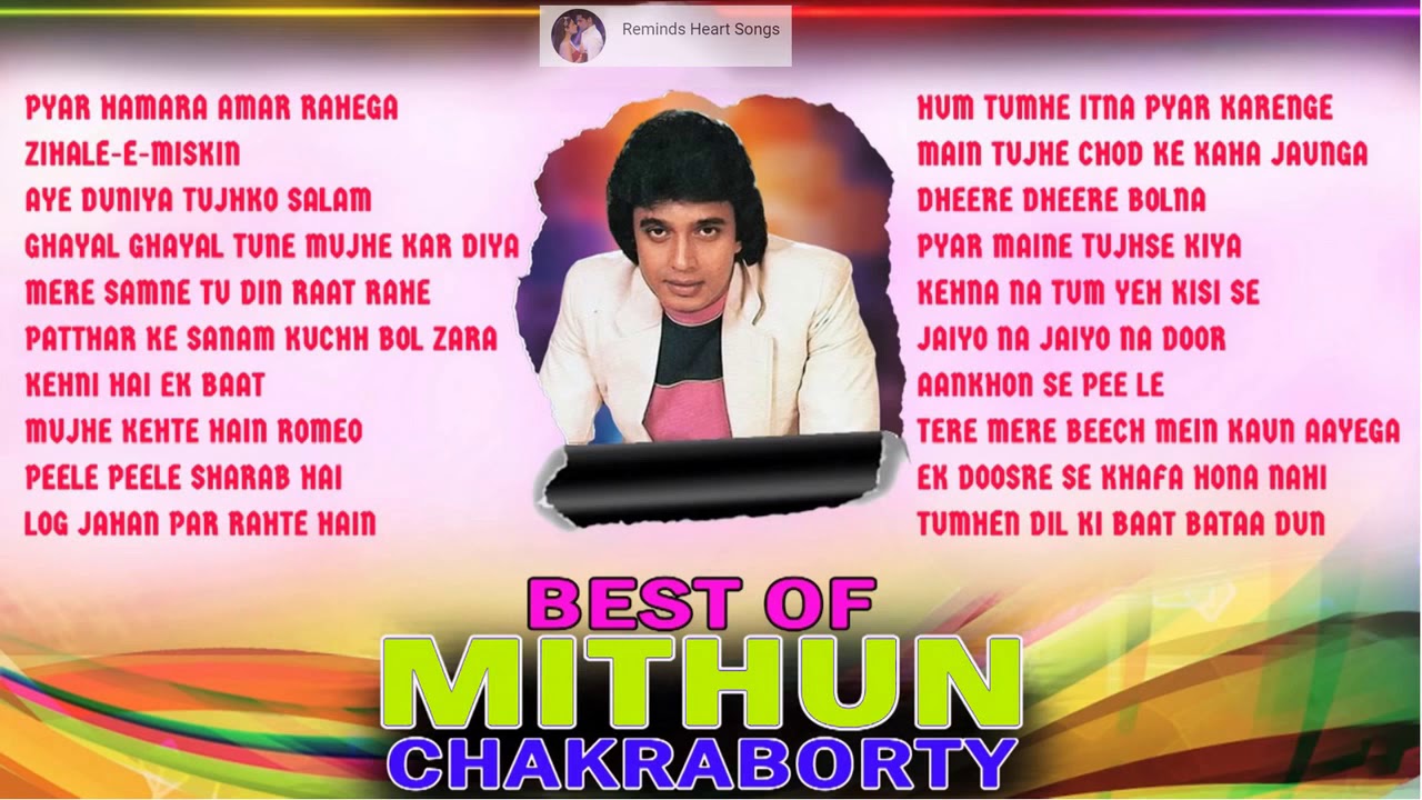 Best of Mithun Chakraborty Top 20 Romantic Songs Superhit Hindi Songs ...