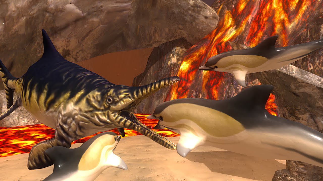 Dolphin VS All Boss - Ultimate Ocean Simulator (By Gluten Free Games) - YouTube