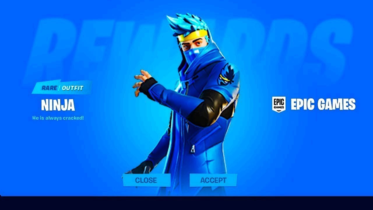 *NEW* NINJA FORTNITE SKIN SHOWCASE & PON PON EMOTE! - YouTube