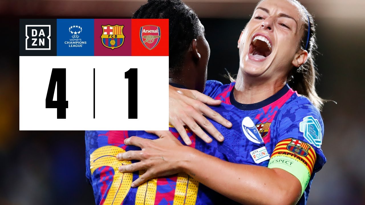 FC Barcelona vs Arsenal (4-1) | Resumen y goles | UEFA Women's ...
