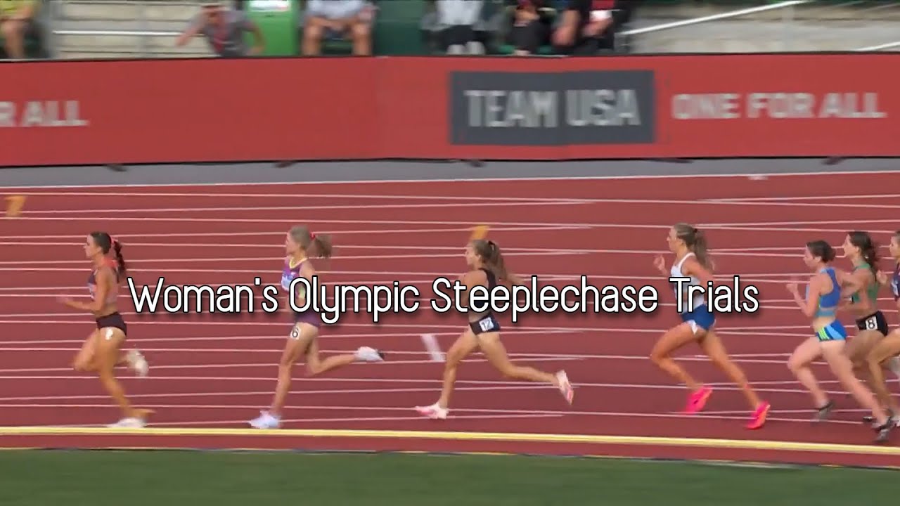 Woman's Olympic Steeplechase Trials 2024 - YouTube