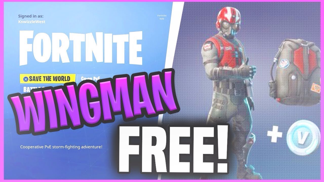 WINGMAN STARTER PACK IN FORTNITE BATTLE ROYALE! - YouTube