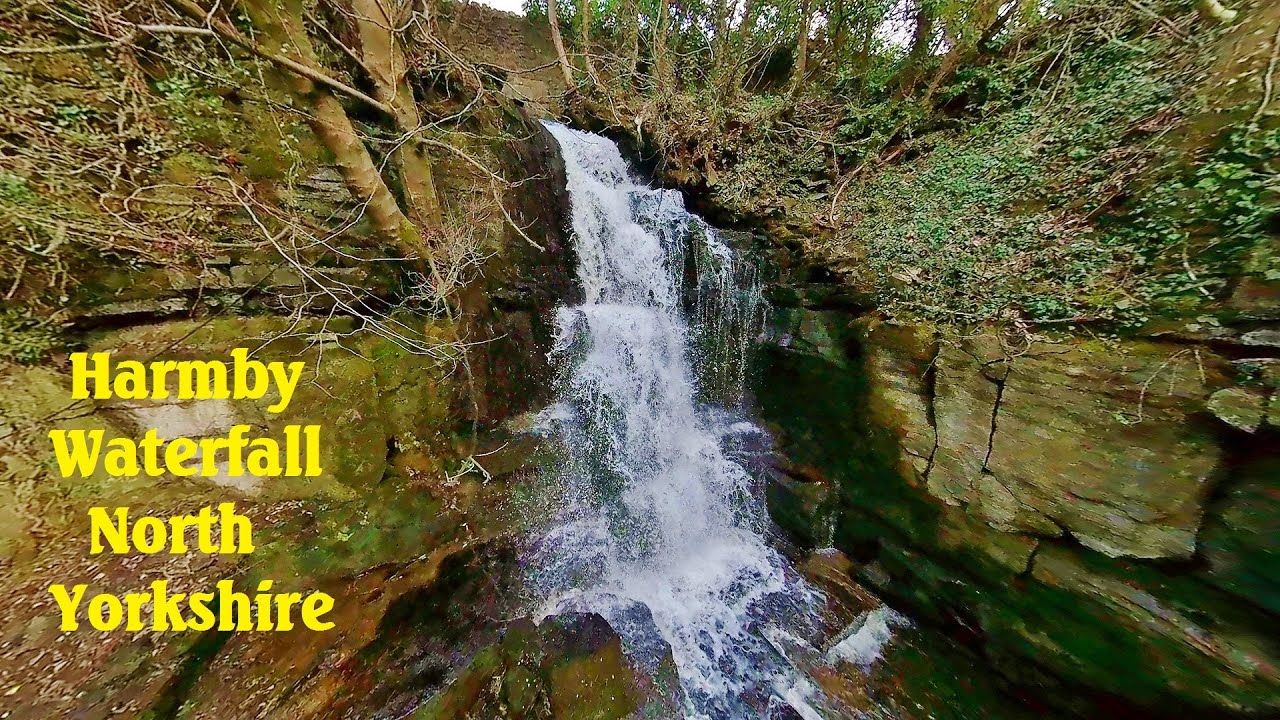 Harmby Waterfall North Yorkshire HD - YouTube