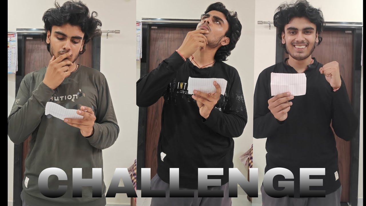 HOW CAN I COMPLETE MY Challenge - YouTube