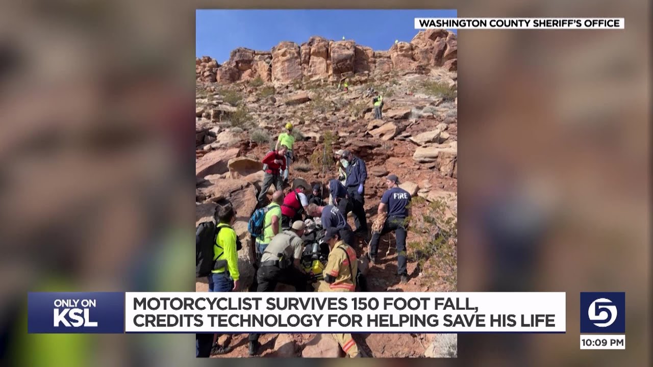 Motorcyclist survives 150-foot fall, credits Apple Watch for helping ...