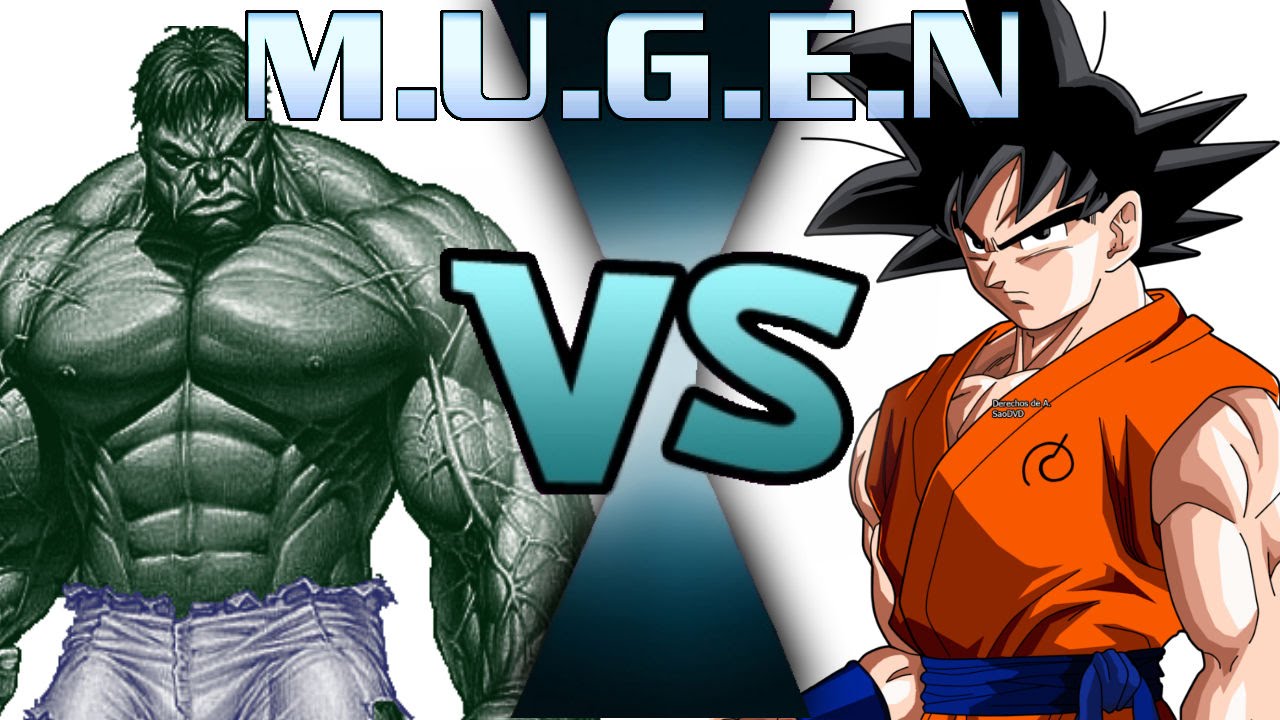 mugen hulk vs goku - YouTube