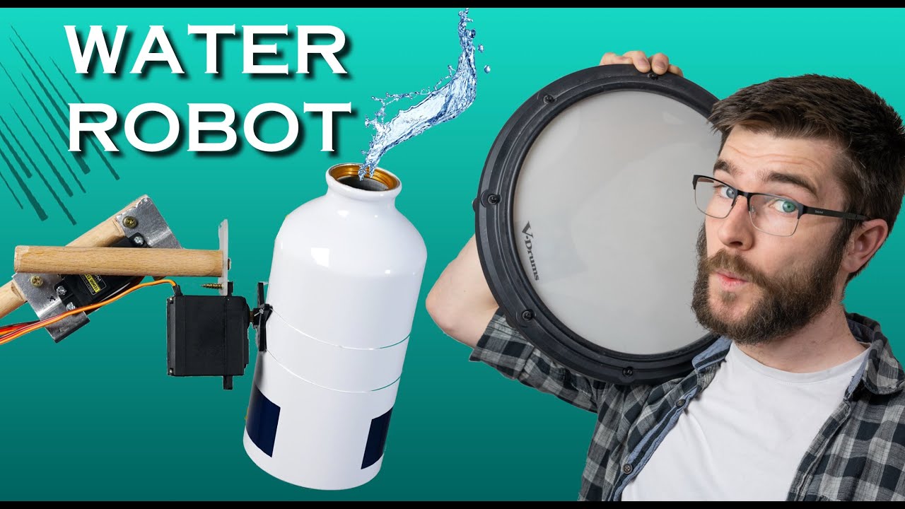 Drum Controlled Water Robot - YouTube