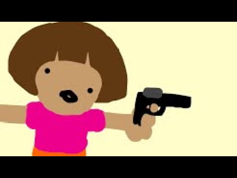 Dora with a gun - YouTube