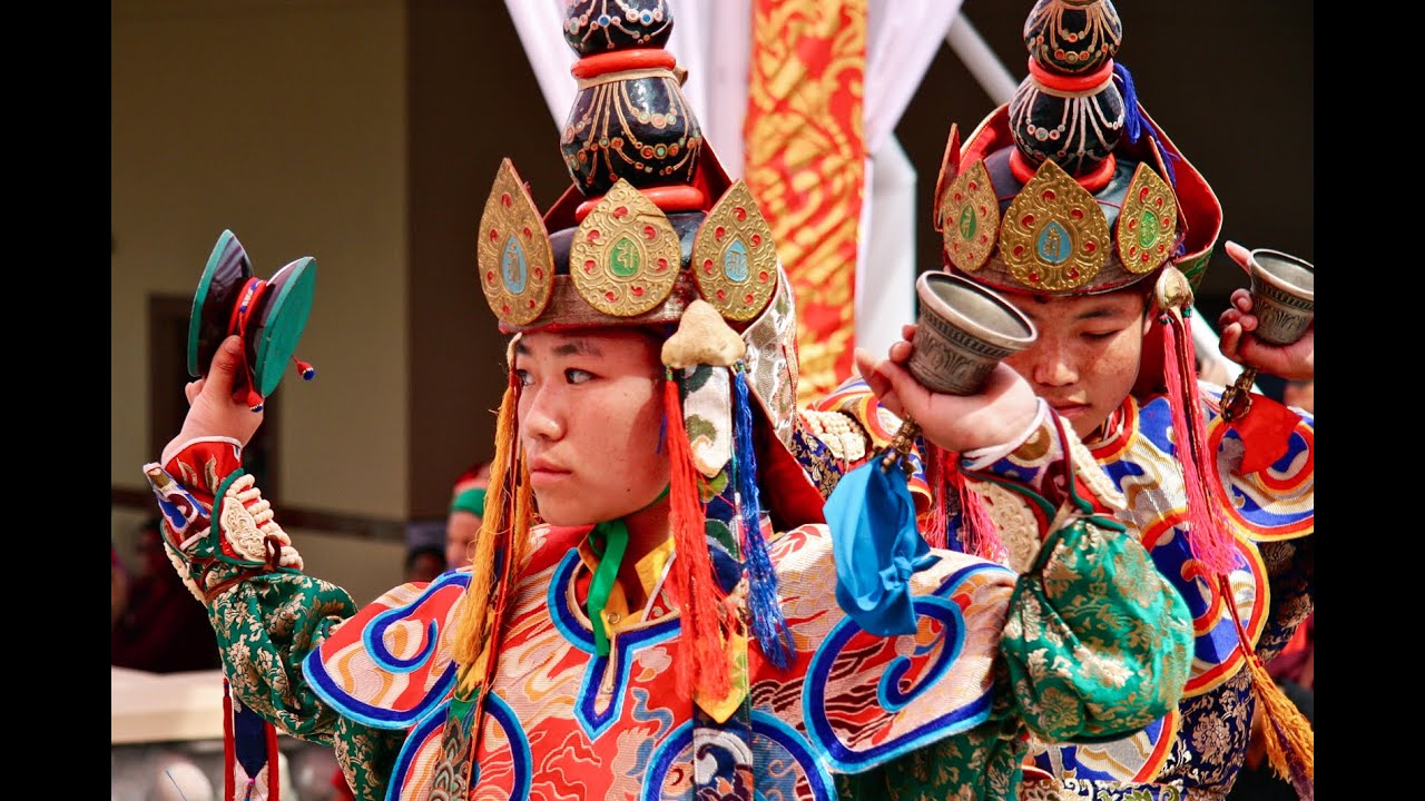 Pacham mask dance || the dance of the heroes|| Yonphula Tshechu 2022 ...