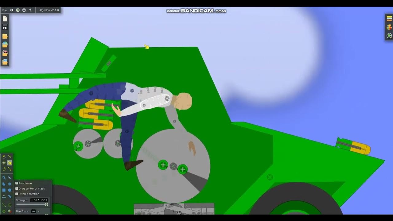 Final Destination Algodoo - Tank slice scene - YouTube