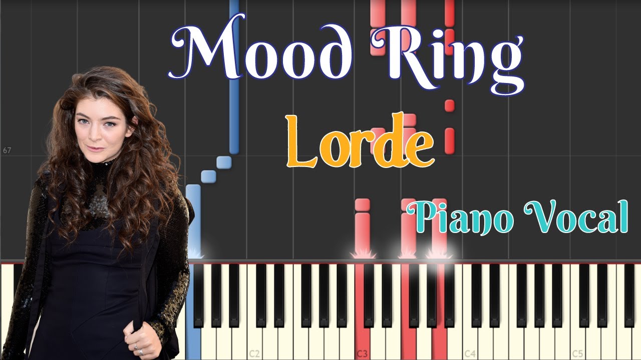 Lorde - Mood Ring | Piano Tutorial Sheet Music - YouTube