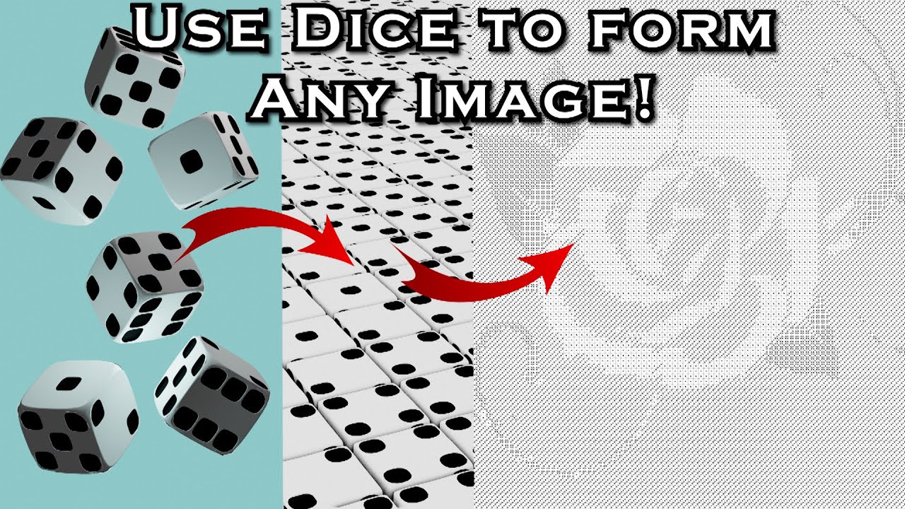 Fun Viral Dice to Image Formation - Blender Tutorial - YouTube