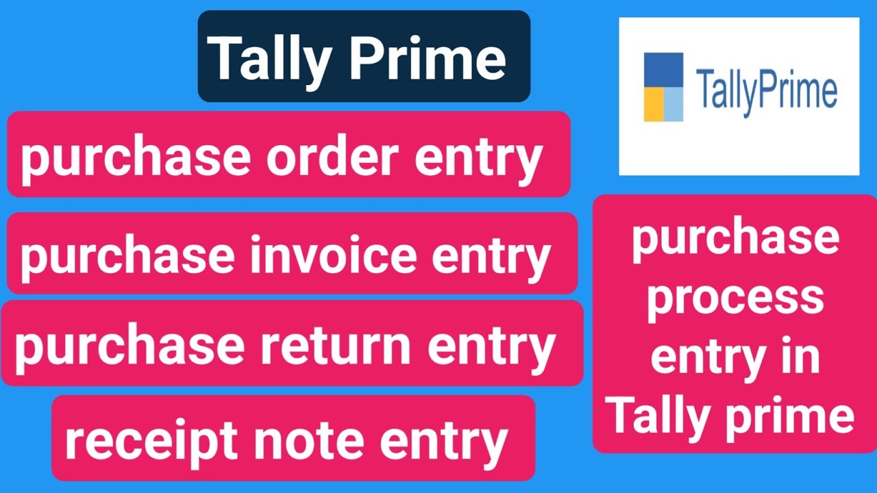 how to see purchase order in tally prime | Purchase order entry in ...