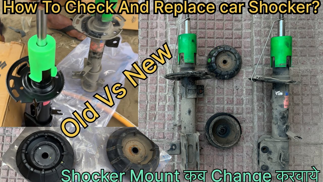 How To Check And Replace Front Shock Absorber, Shocker Mount Check And ...