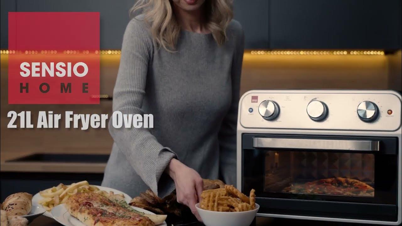 Sensio Home 21L Mega Air Fryer Oven Rotisserie Big Capacity Healthy Cooking - YouTube