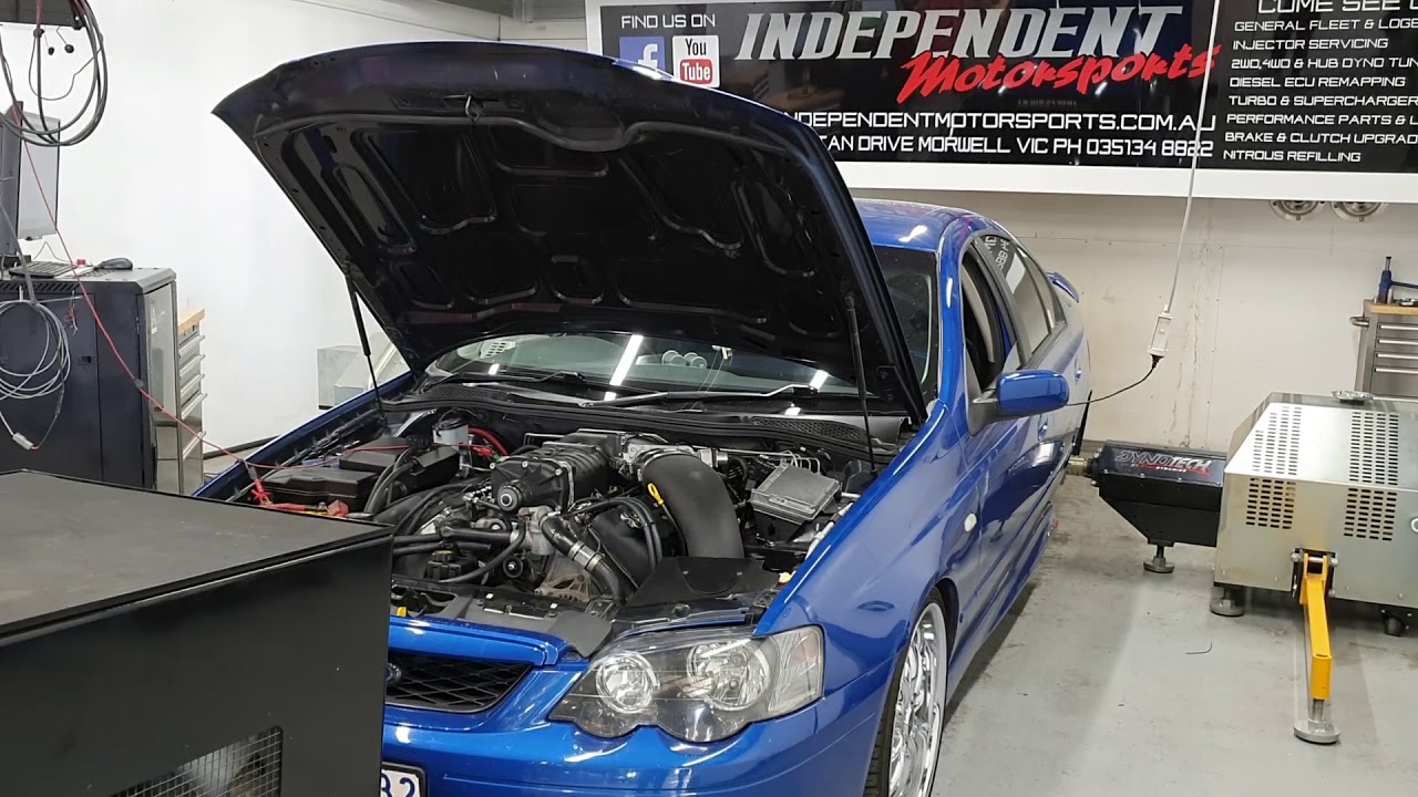 Independent Motorsports built supercharged Ford XR8 - YouTube