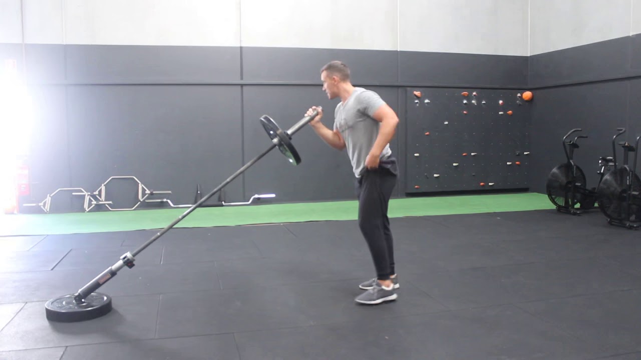 Lower body Landmine variations - YouTube