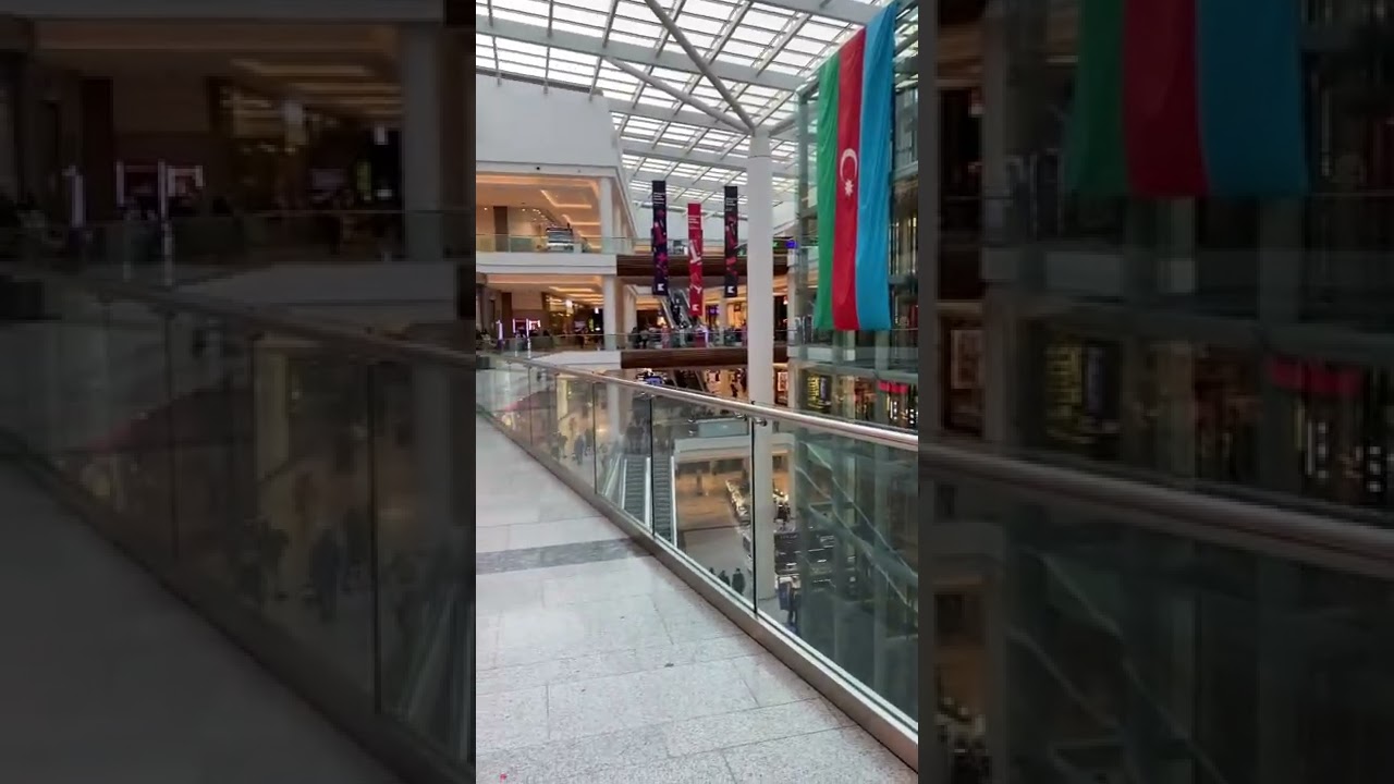 Azerbaijan Baku Genclik mall shopping mall - YouTube