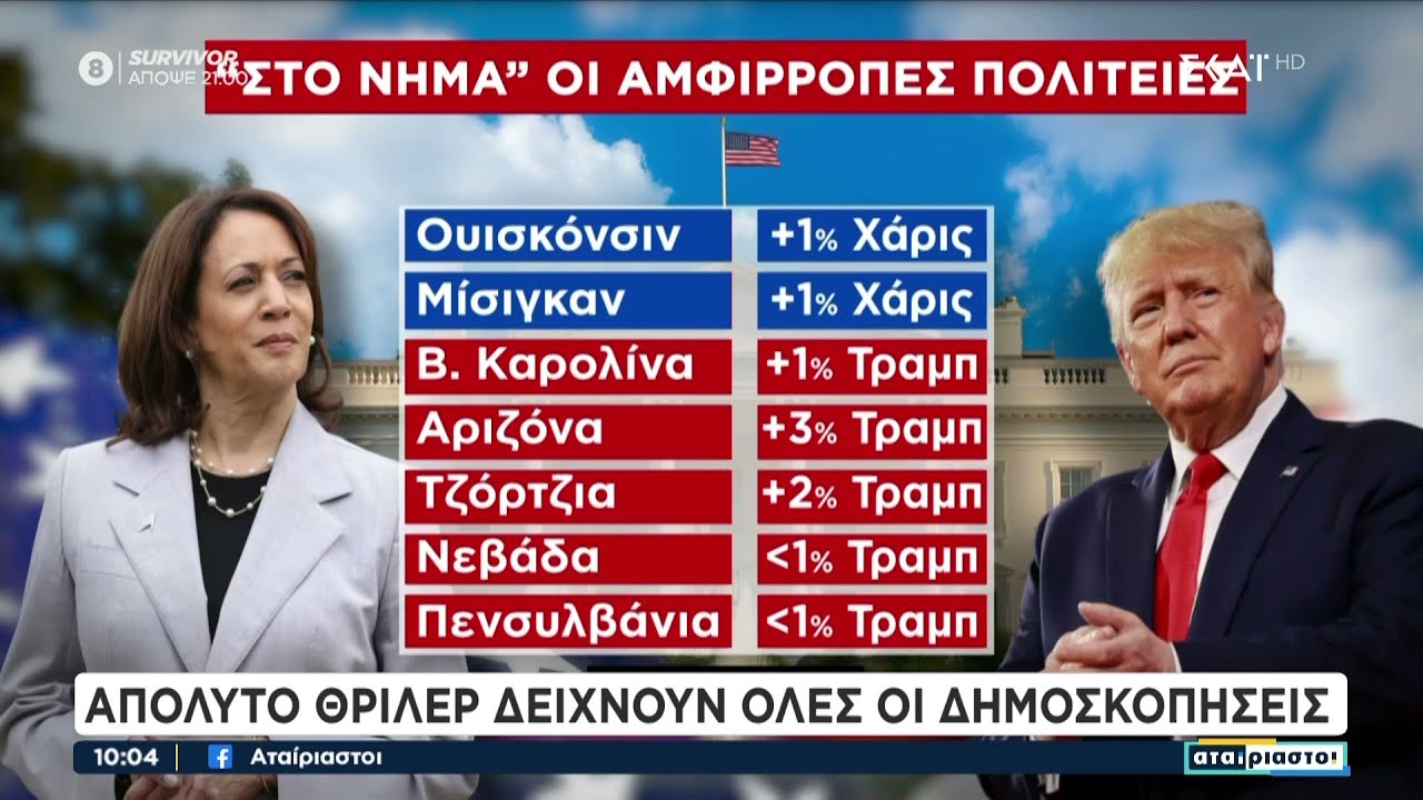 Οι κάλπες στις Ηνωμένες Πολιτείες ανοίγουν – Οι τελευταίες ομιλίες ...