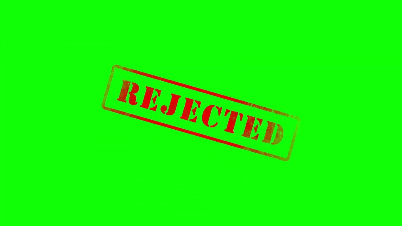 Rejected being Stamped on Green Screen with Alpha Channel Map Multiple ...