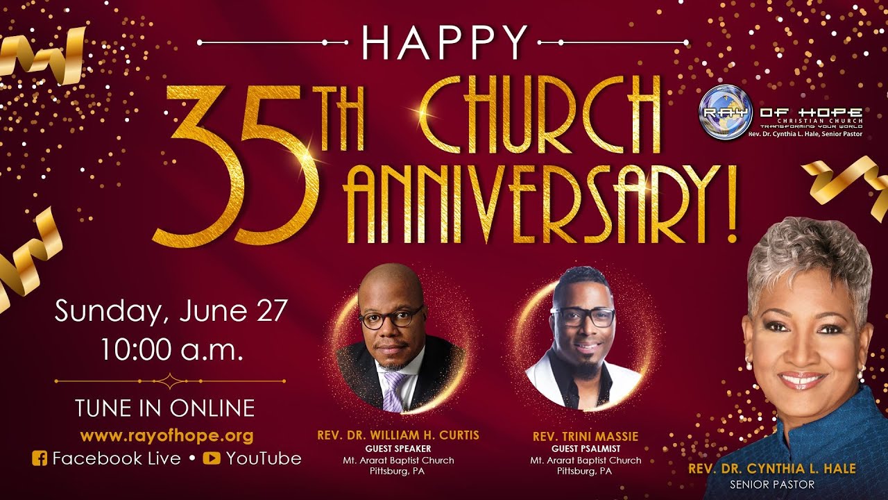 Ray of Hope Christian Church Live Stream - June 27, 2021 - 35th Church ...