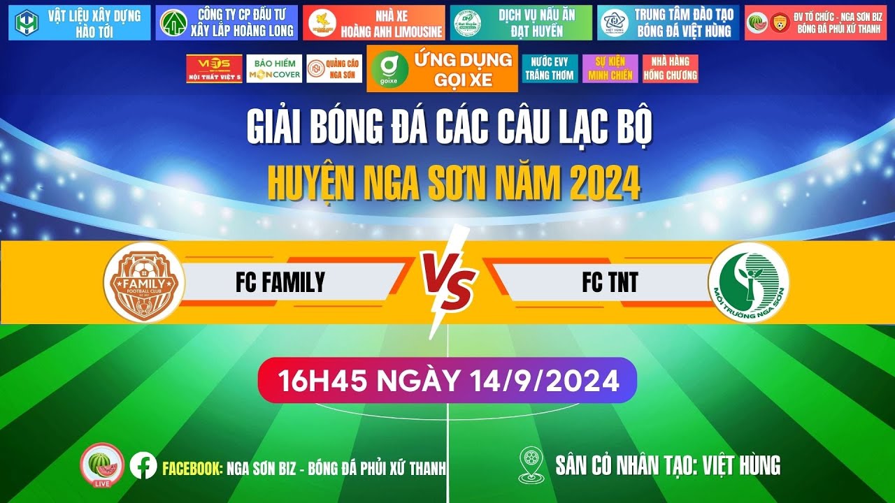 🔴 TRỰC TIẾP : FC Family - FC TNT - YouTube