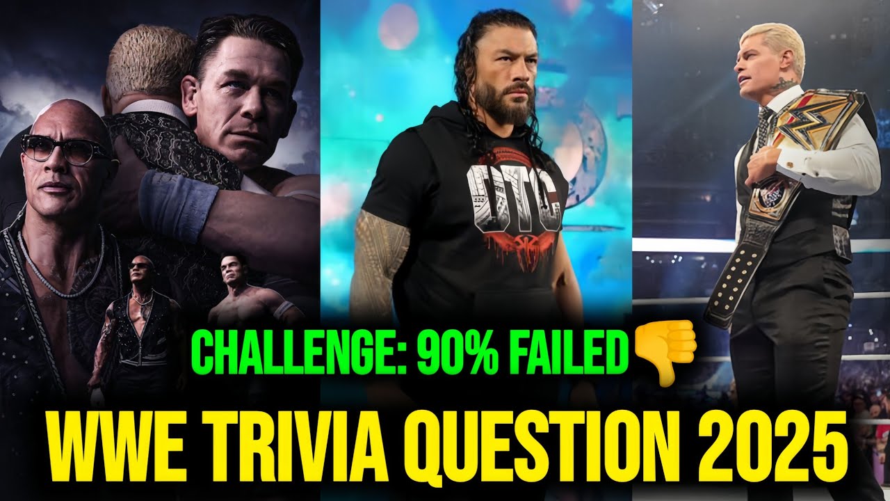 WWE Quiz Challenge 😎 Only Legend Can Solve This | WWE News and Rumors ...