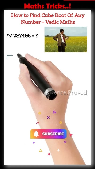 How to find Cube Root of Any Number within Seconds #2 | Vedic Math's #maths #education #trending ...