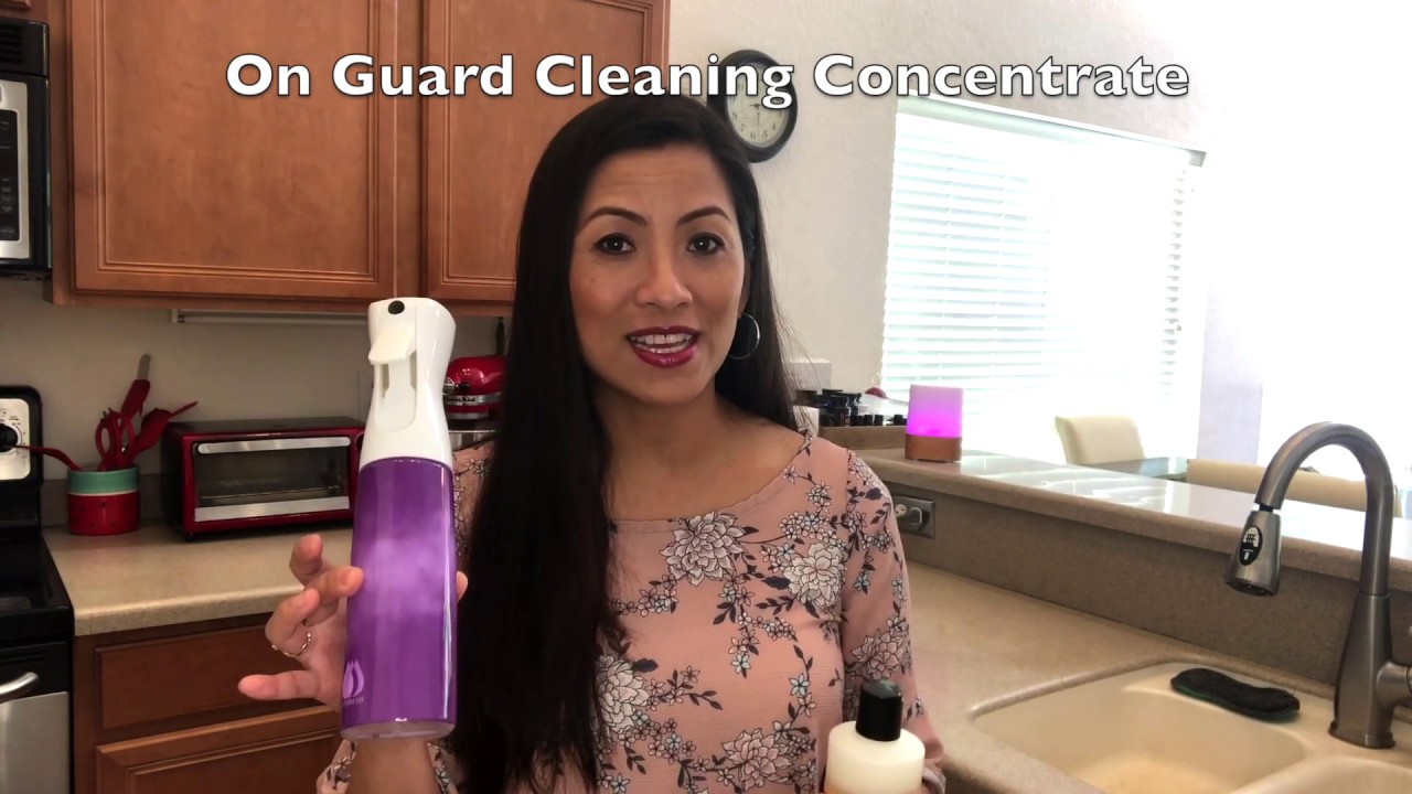 The BEST Natural Cleaner! On Guard Cleaning Concentrate - YouTube