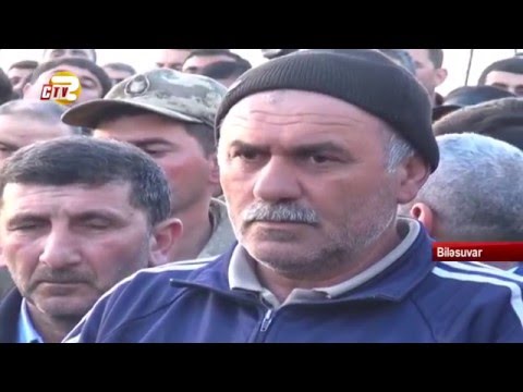 Biləsuvarlı şəhid Fərahim Novruzov torpağa tapşırıldı