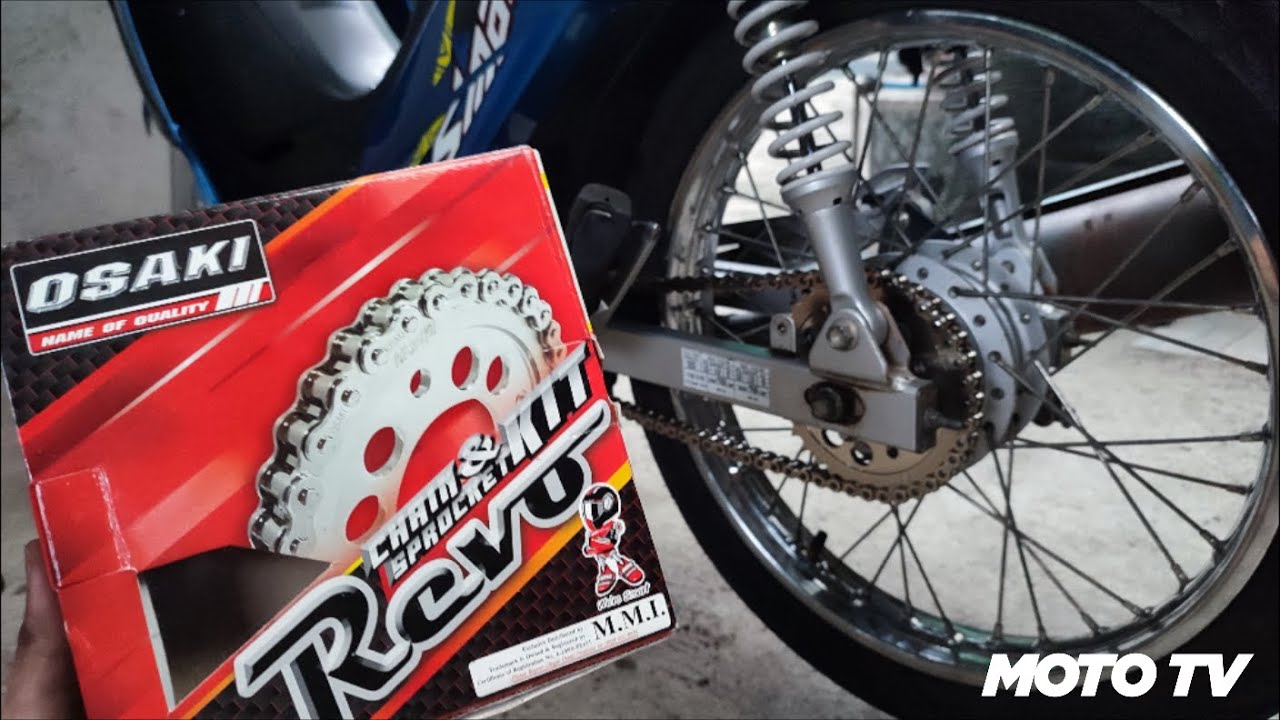 OSAKI Chain & Sprocket Kit | Suzuki Smash 115 - YouTube