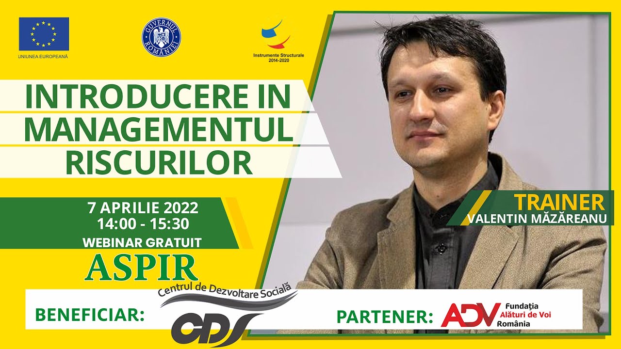 WEBINAR: Introducere în Managementul Riscurilor - YouTube