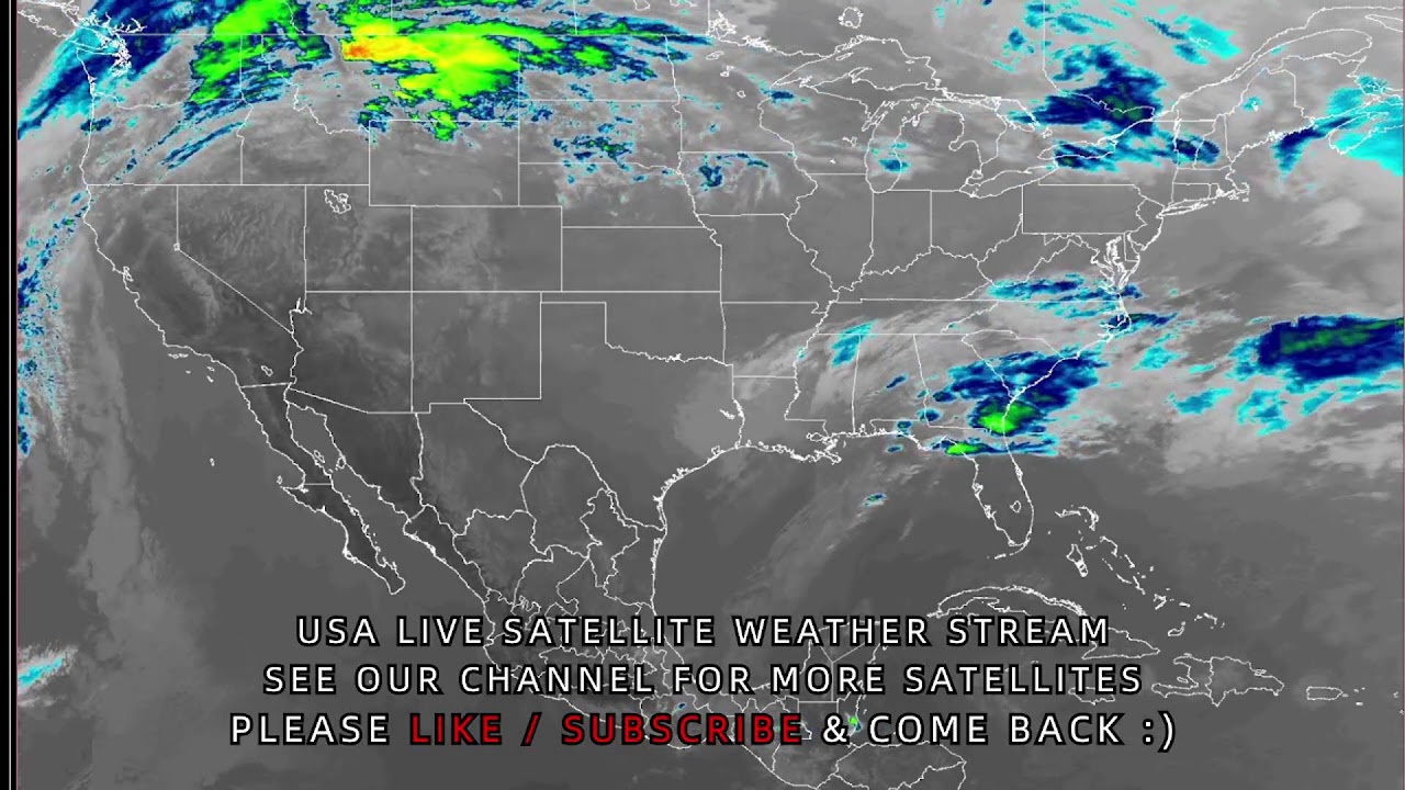 USA Weather Satellite LIVE STREAM - March 10, 2025 / All US States ...