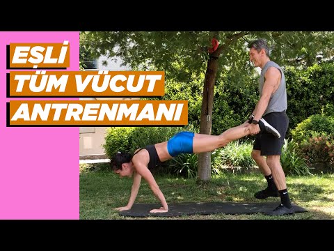 Ekipmansız Eşli Antrenman (Karantinada Çift Terapisi Niyetine) ⎮ Couples Workout ⎮ Evde Egzersiz