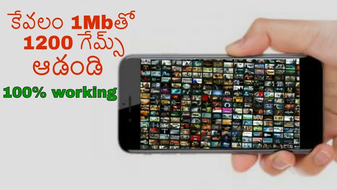 Download 1200 Games in just 1MB on Android | Telugu | Taju logics - YouTube