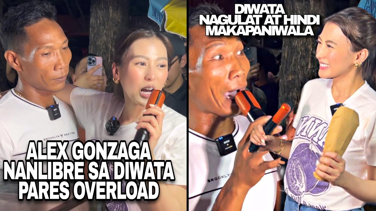 ALEX GONZAGA NANLIBRE SA DIWATA PARES OVERLOAD! Diwata nagulat at halos ...