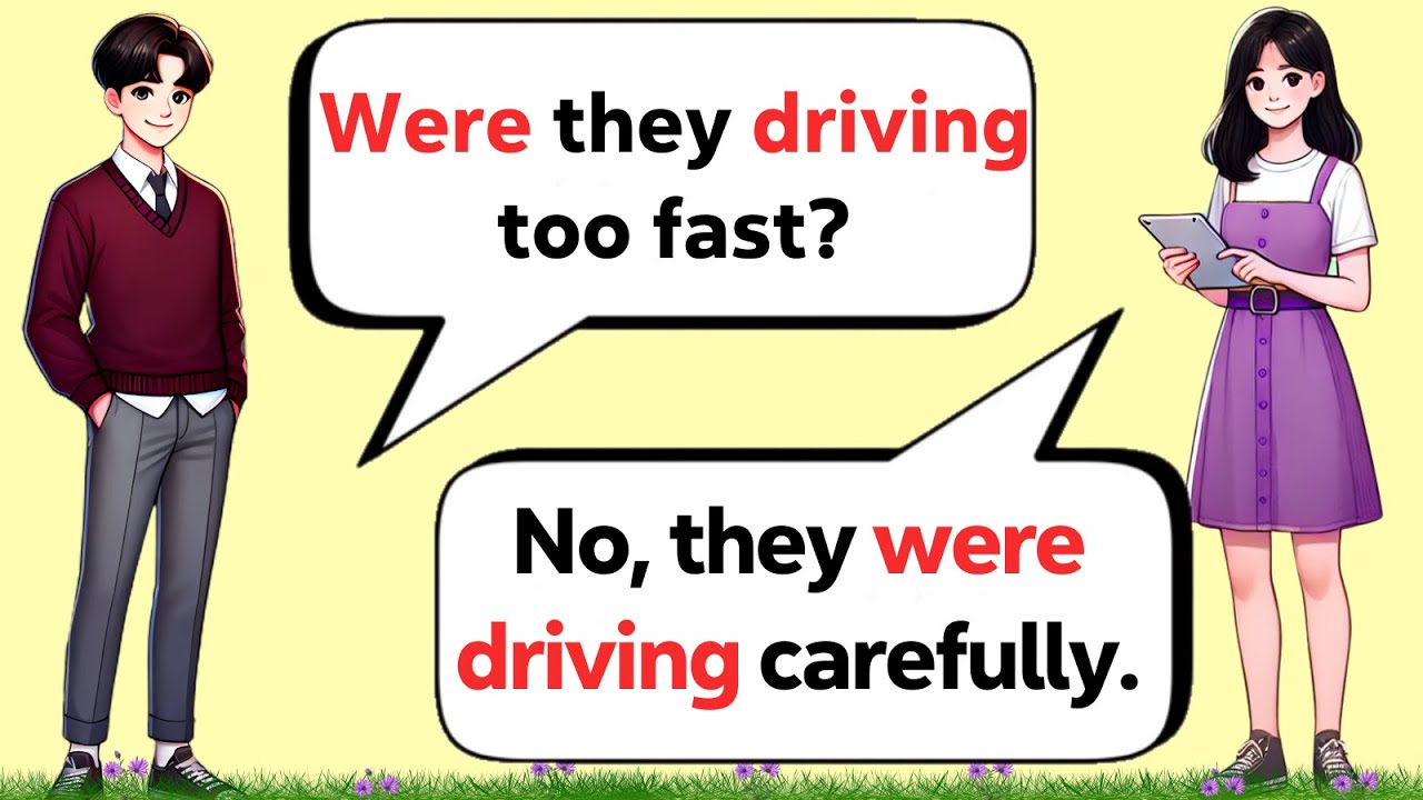 English Conversation Practice | Past Continuous Tense | English ...