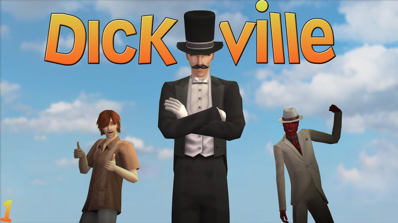 Dickville (Sims TV Series) Episode 1 "Idiot Vs Genius" #sims2 - YouTube