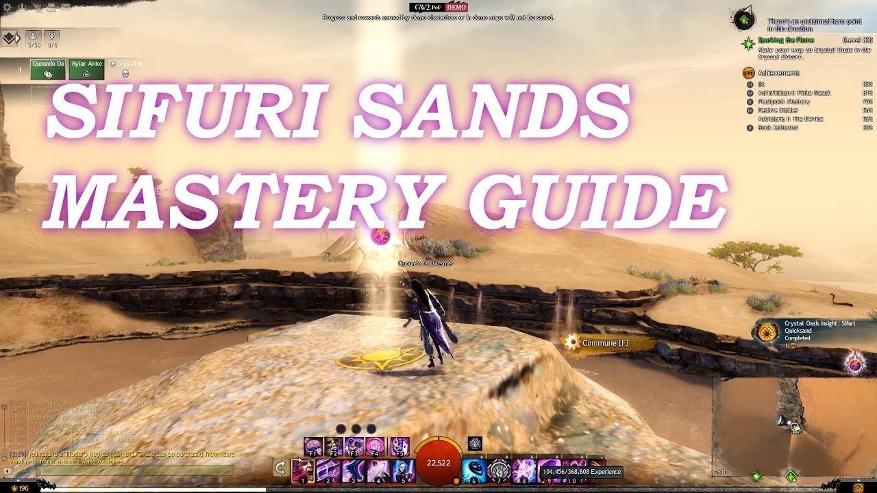 GW2 Path of Fire Beta - [Patched]Sifuri Quicksand Mastery Point Guide ...