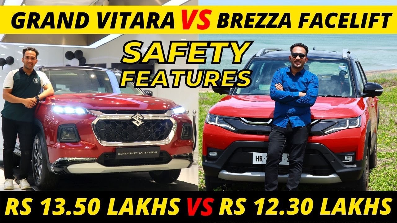 Grand Vitara VS Brezza Facelift | Best SUV under 15 Lakhs by Maruti ...