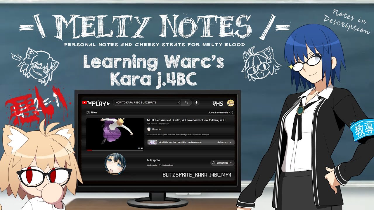[Melty Notes] Learning Warc's Kara j.4BC - YouTube