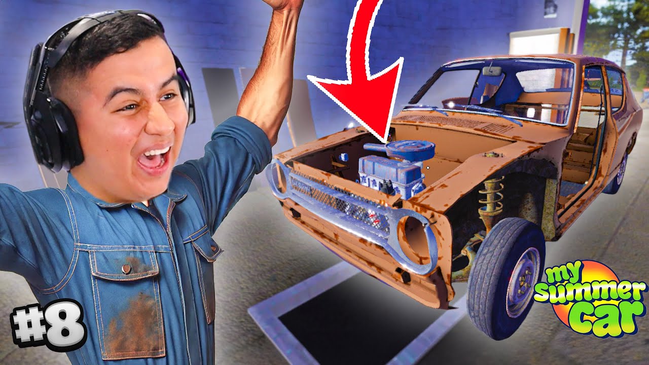 ¡MONTAMOS EL MOTOR DE NUESTRO CARRO! | My Summer Car #8 - YouTube