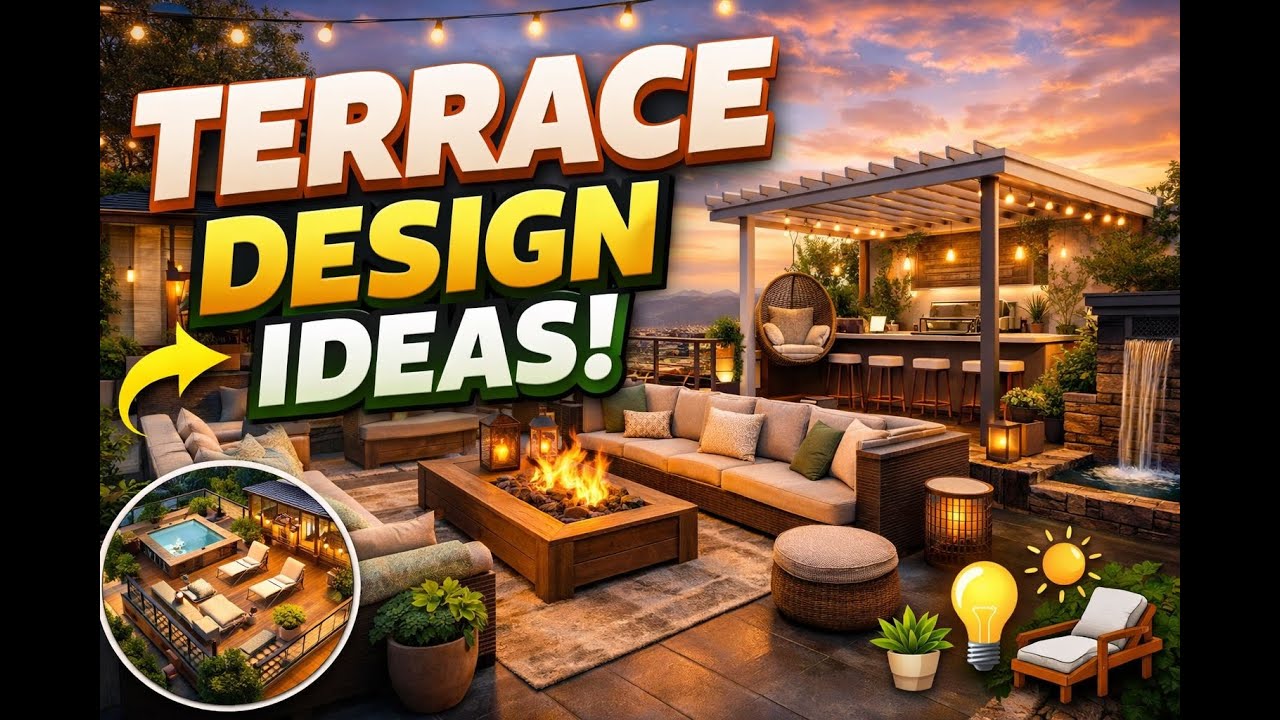 Ghar Ki Terrace Ko Aisa Banaye | Modern Indian Terrace Design - YouTube